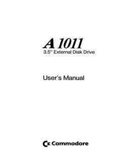 Retro CommodoreYour place with high quality scans for preservation.A1011 3.5″ External Disk ...
